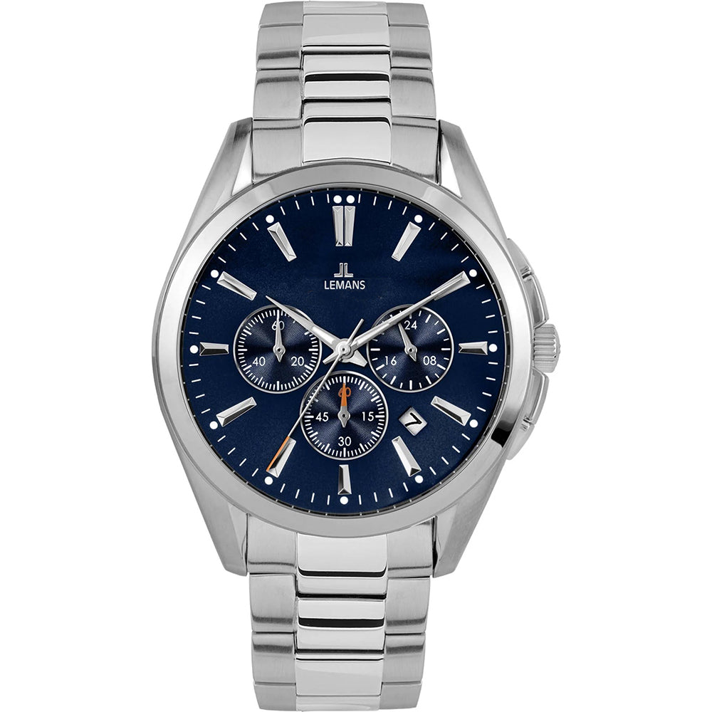 Dinar Leman Chronograph Luxury Stainless Steel Business Wrist-Watch ...