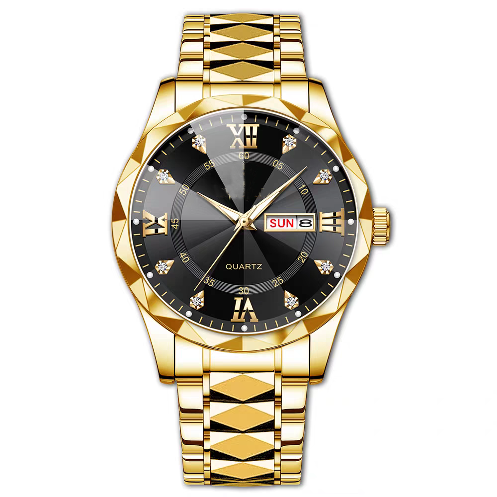 Dinar Brand Stainless Steel Business Quartz Watch– arzaan.pk