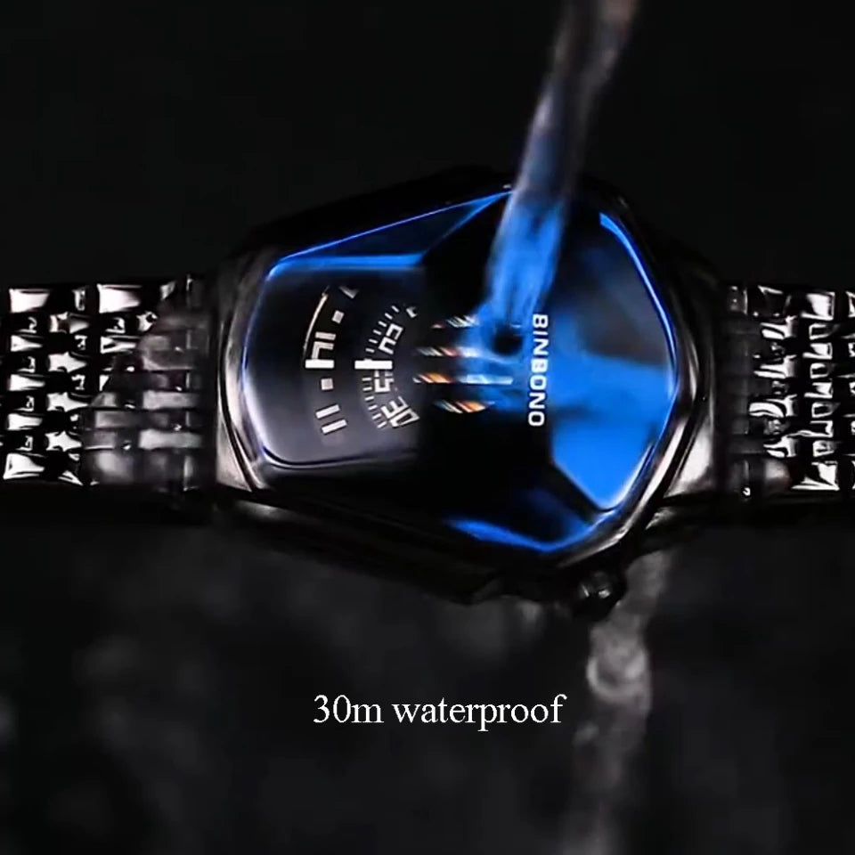 Bestwin Unique Luxury Men's Stainless Steel Wrist Watch– arzaan.pk