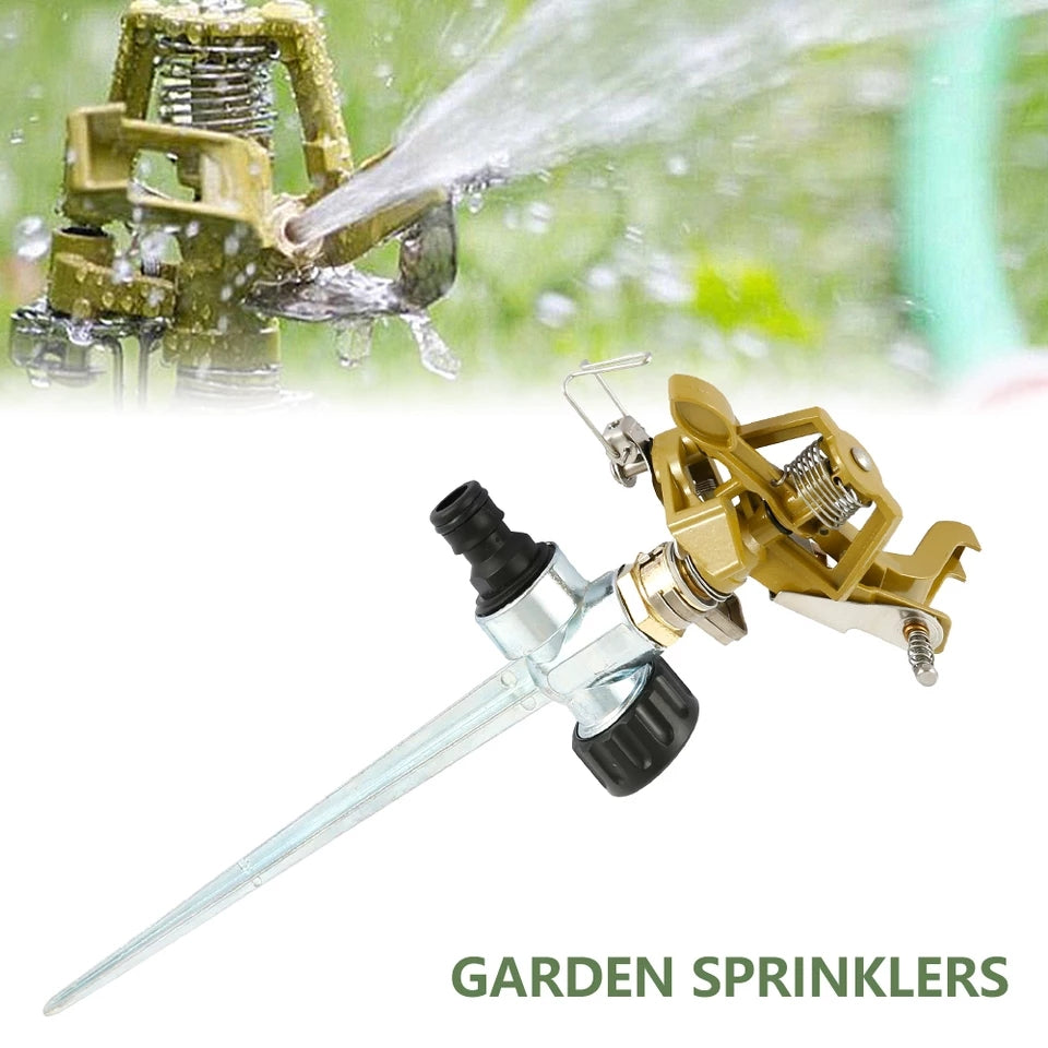 Metal Impulse Spike Garden Irrigation 360 Sprinkler– arzaan.pk