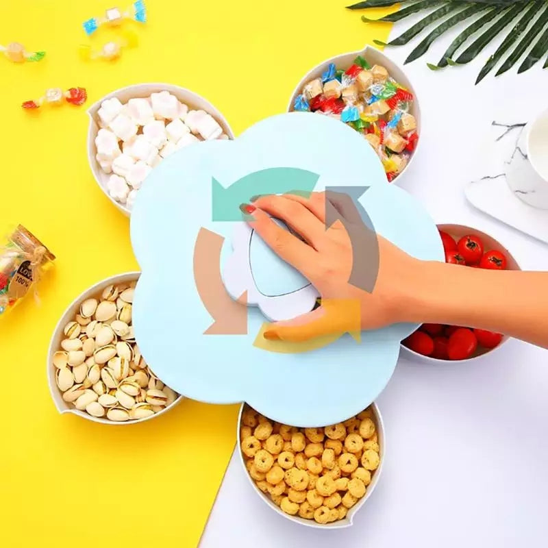 Candy and Nut Serving Rotatable Container– arzaan.pk