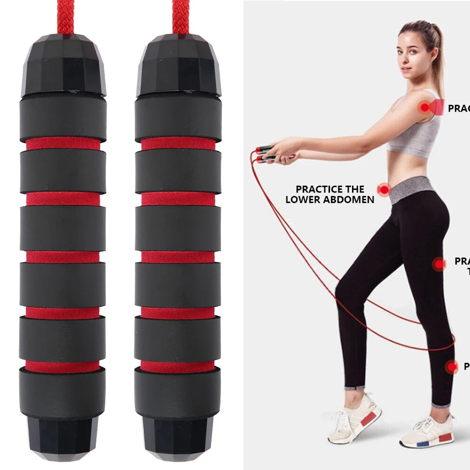 Adjustable Jumping Ropes with Skin-Friendly Foam Handles– arzaan.pk