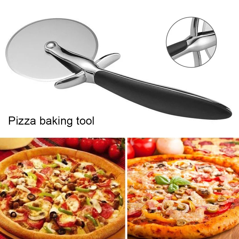 Stainless Steel Round Pizza Cutter– arzaan.pk