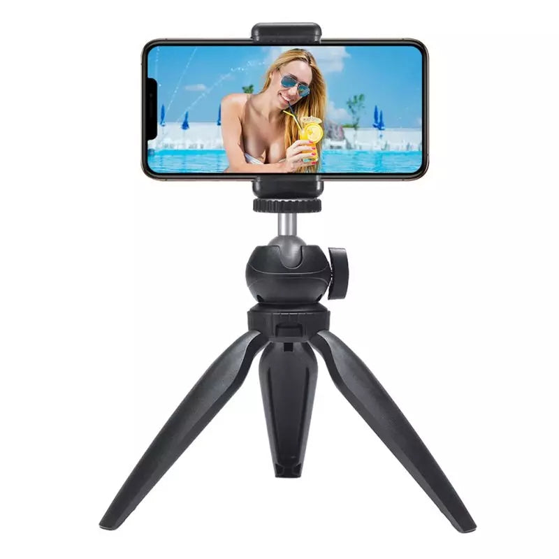 Portable Mini Tripod Stand with 360 Rotation– arzaan.pk